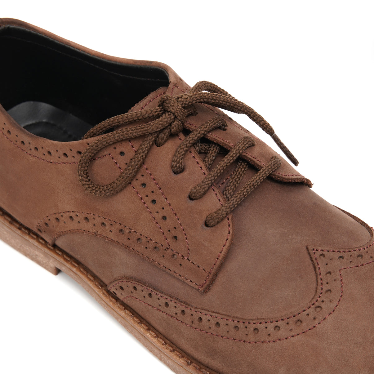 CS-08 Oily Brown Brogue Shoes Casual Style – Cordo Shoes
